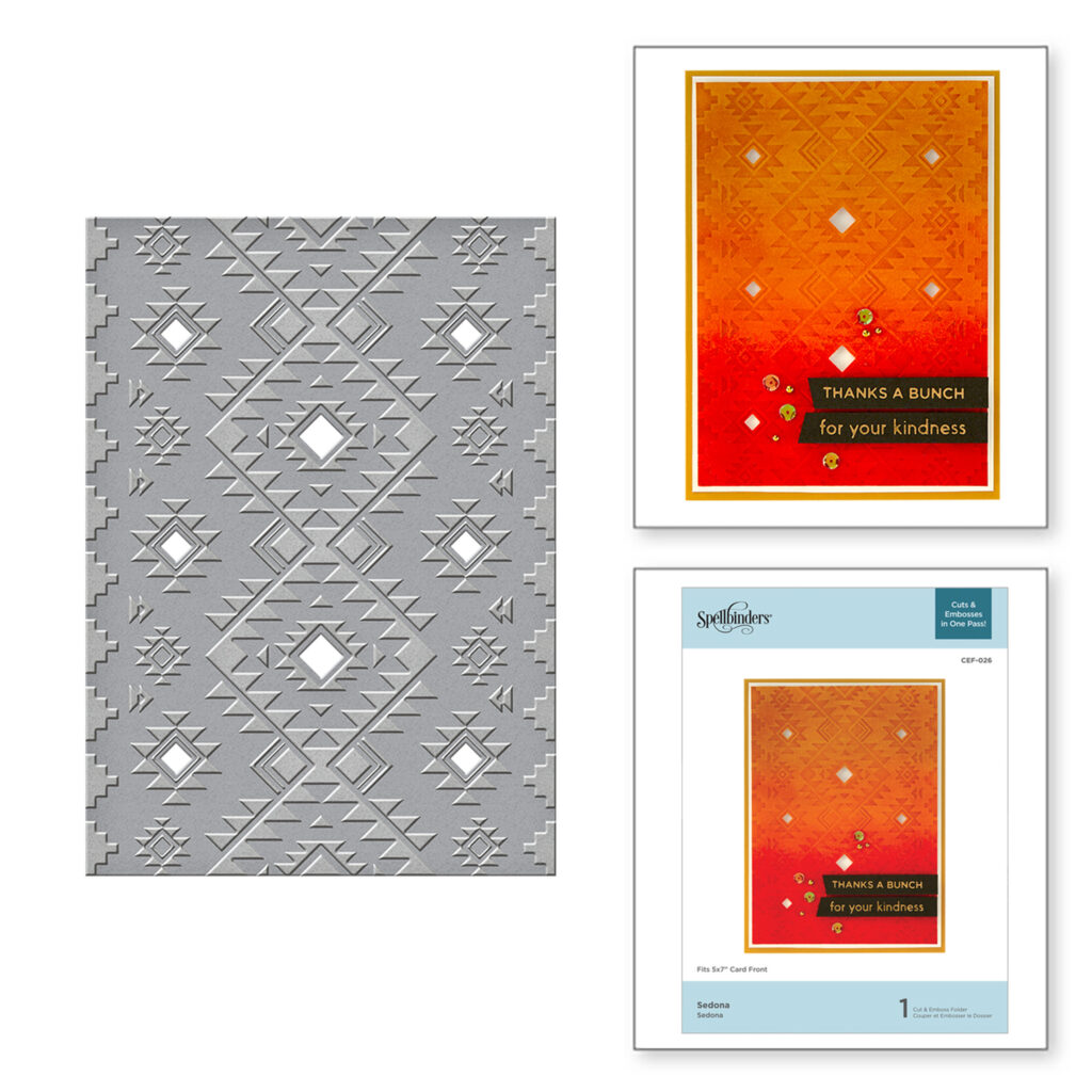 Sedona Cut and Emboss Folder • Just Imagine Crafts